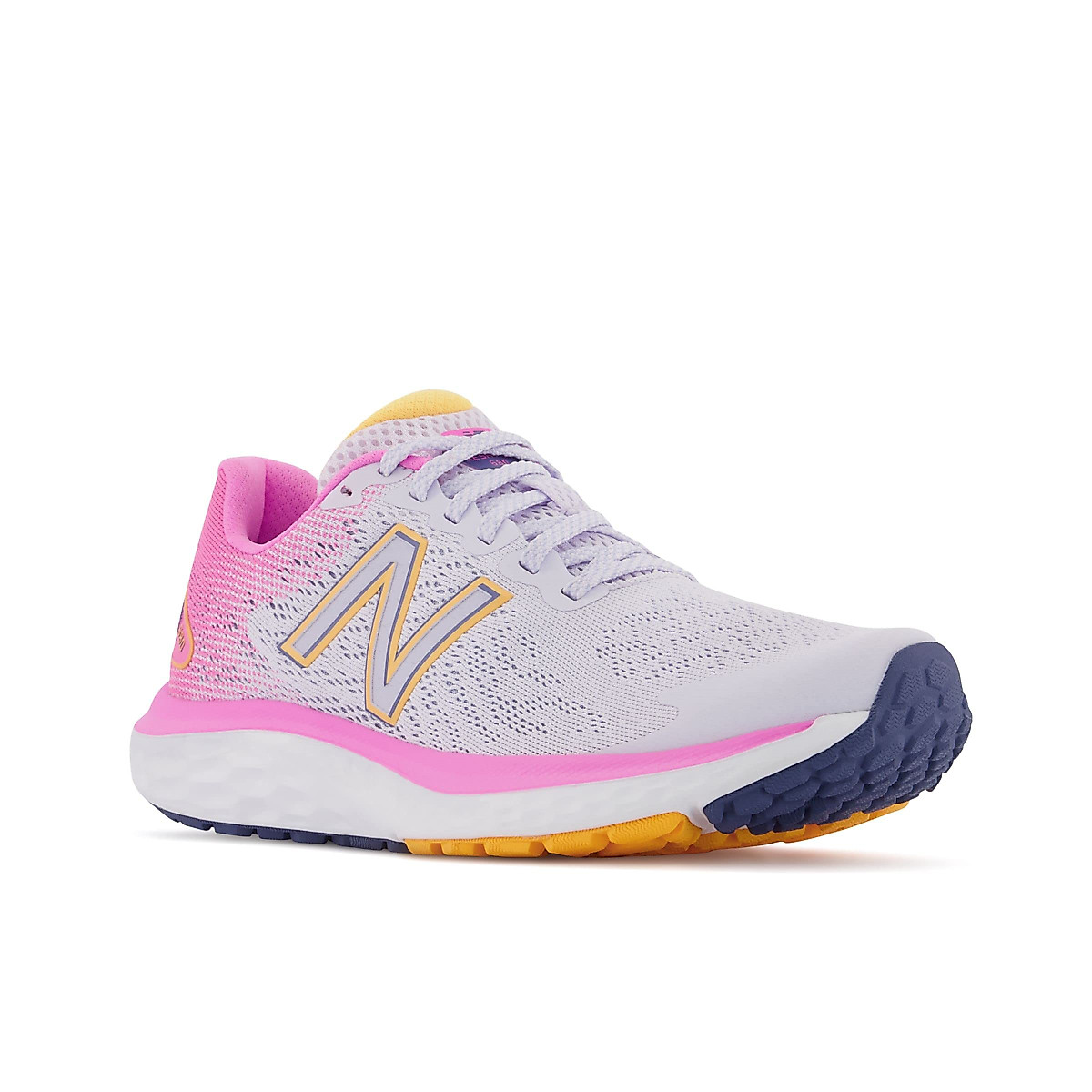 New Balance Women's Fresh Foam 680 V7 Running Shoe, Libra/Vibrant Pink/Night Sky, 8