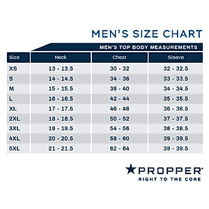 Propper Men's Standard Uniform Polo-Long Sleeve, Light Blue, X-Small