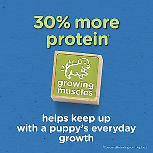 Purlina Puppy Chow High Protein Dry Puppy Food, Complete with Real Chicken, 15 lb Bag, Healthy Growth, Balanced Nutrition, Essential Vitamins and Minerals, Premium Puppy Formula (15 lbs Bag)