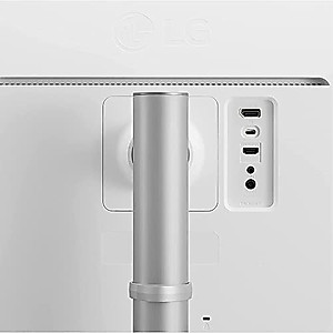 LG 34WQ650-W 34 inch 21:9 UltraWide Full HD 2560 x 1080 100Hz IPS Monitor Bundle with 2X 6FT Universal 4K HDMI 2.0 Cable, Universal Screen Cleaner and 6-Outlet Surge Adapter