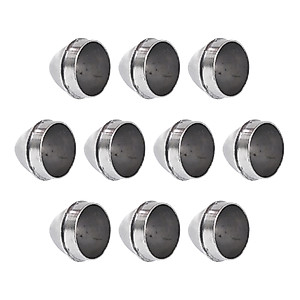 Chain Link Fence 1 5/8" External Acorn Post Caps | Die Cast Aluminum Caps | Chain Link Caps | (Pack of 10)