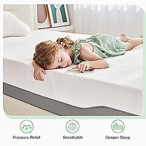 Novilla Full Size Mattress, 12 Inch Foam Mattress in a Box, Gel Memory Foam Mattress for Pressure Relief & Motion Isolation, Bed Mattresses with Medium Soft