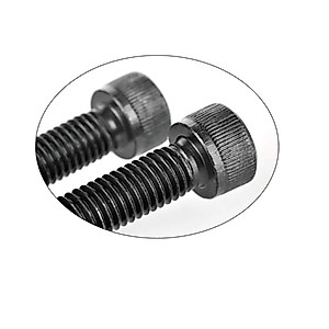 FullerKreg M4-0.7 x 25mm Alloy Steel Socket Cap Screw, (Pkg of 50),ISO 4762, Hex Drive, Class 12.9, Black Oxide Finish