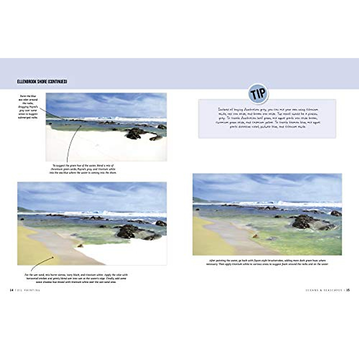 Oil Painting: Oceans & Seascapes: Learn to paint step by step (How to Draw & Paint)