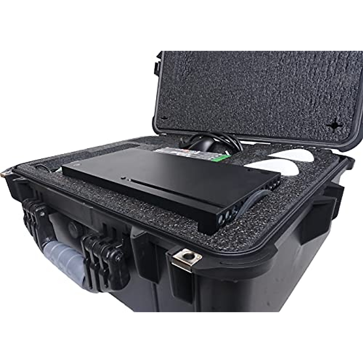 Case Club Carrying Case Fits Xbox Series X/S with Headset Storage-Hard Shell Travel Case for Xbox Series X or S Console, Headset, Controllers, Games & Accessories. Heavy Duty Waterproof Transport Case