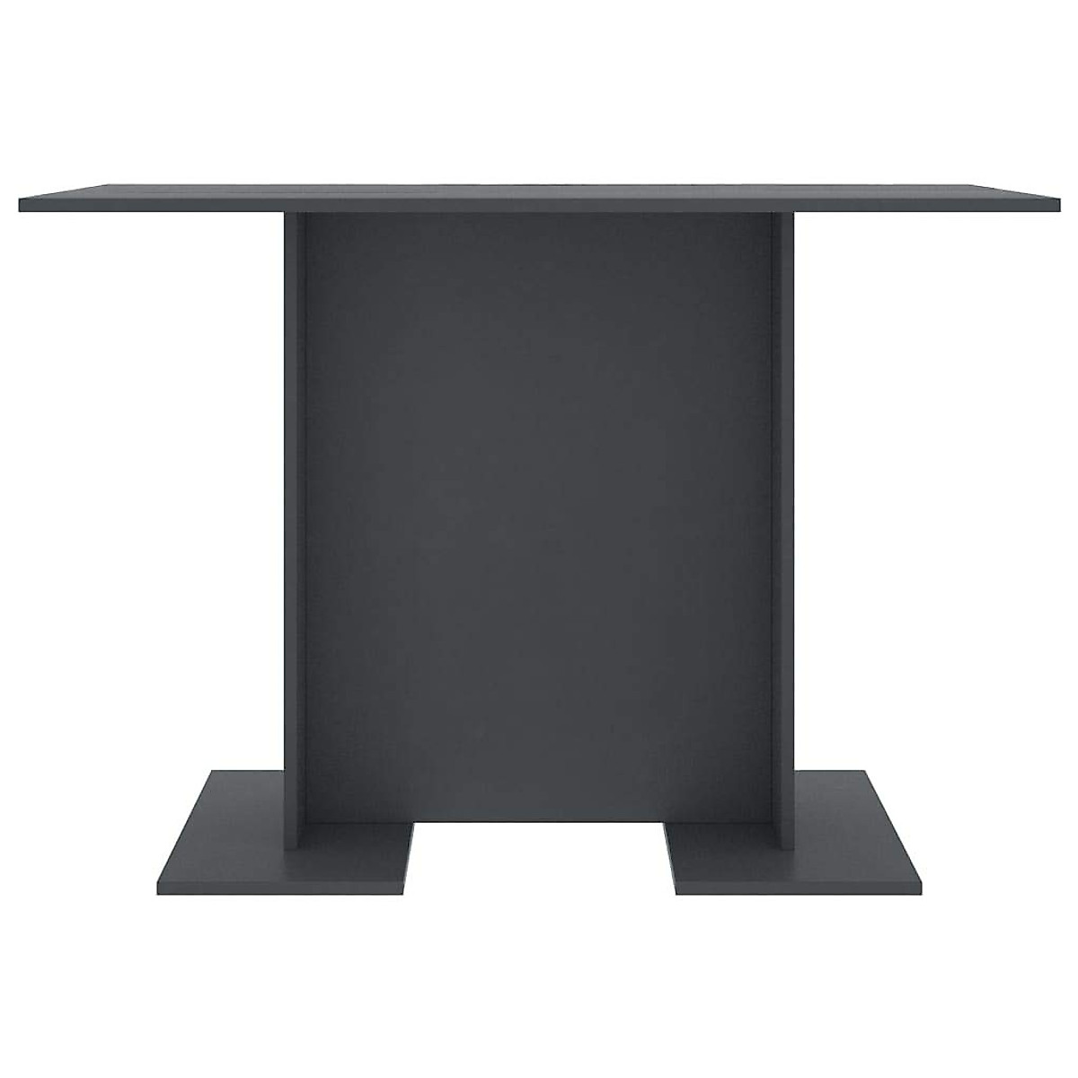 Modern Dining Table,Kitchen Table,Dinner Table Dining Room Home Furniture,Dining Table Gray 43.3"x23.6"x29.5" Engineered Wood