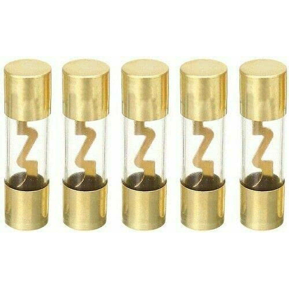 IMC Audio 30 Amp AGU Glass Fuse 30A Gold Inline for Car Audio Stereo Amplifier Marine Audio Auto Power Protection 30 Amp Fuses Automotive Protect Your System with This 5 Pack of 30 Amp AGU Glass Fuse