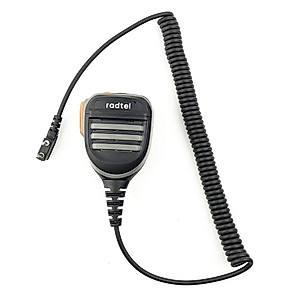 radtel Platinum Series Rainproof Heavy Duty Shoulder Speaker Mic Compatible RT-470X RT-470 RT-490 RT-890 RT-830 RT-495 TYT Kenwood radios,Microphone… (Advanced Mic)