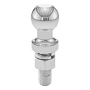 CURT 40010 Replacement Trailer Sway Control Ball, 1-1/4-Inch Diameter, 5/8 x 1-3/4-In Shank, Packaged
