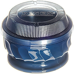 DINEX DX330050 Turnbury Insulated Pedestal Base Bowl, 9 oz, 2.38" Height, 4.38" Width, 4.38" Length, Urethane Foam, Dark Blue (Pack of 48)