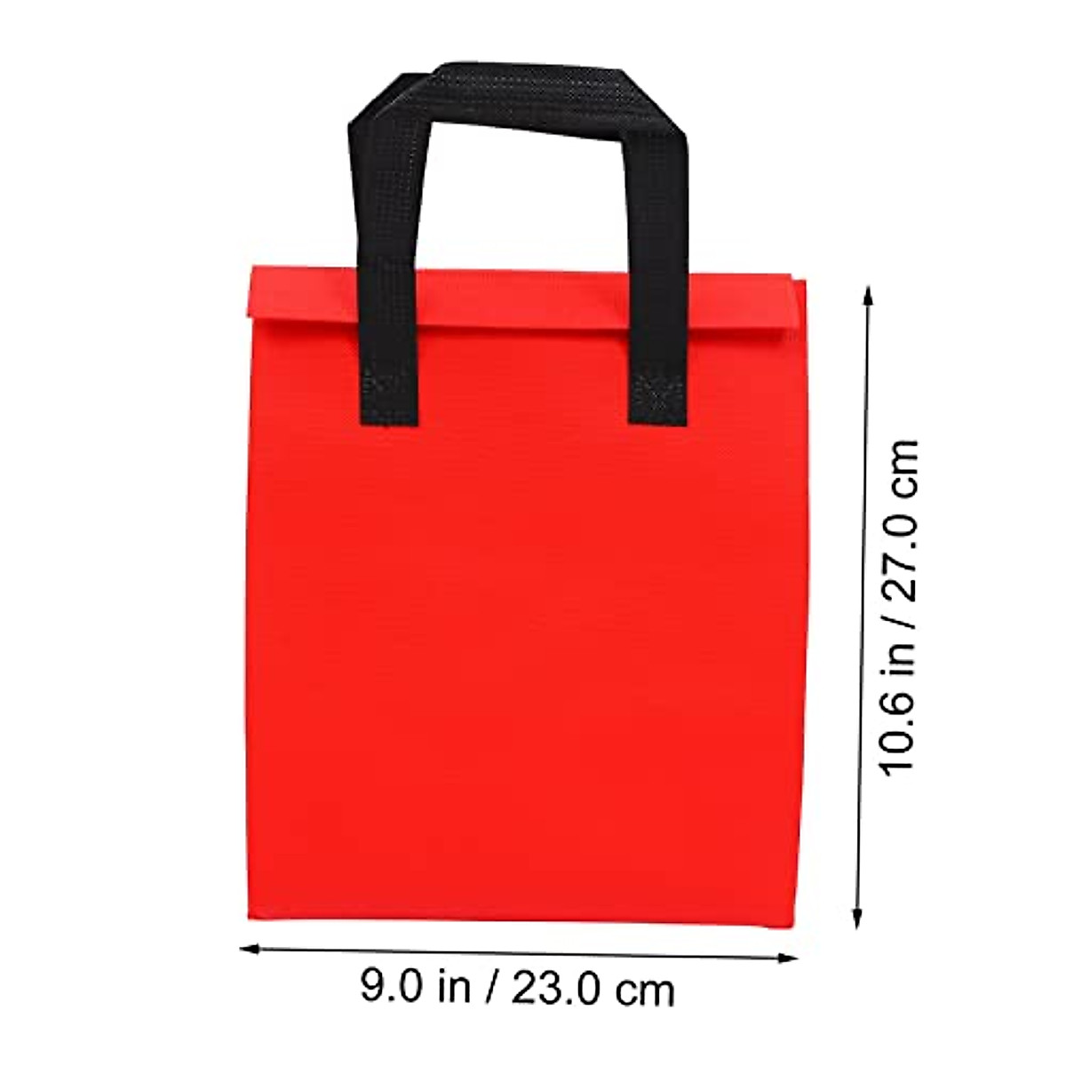 Mobestech Pizza Warmer Bag 6pcs Insulation Bags Take Out Drink Holder Hot Bags for Heated Bag Heat Bags for Food Blank Tote Bags Lunch Bag Pizza Bag Seafood Preservation Bag Cooler Repisa