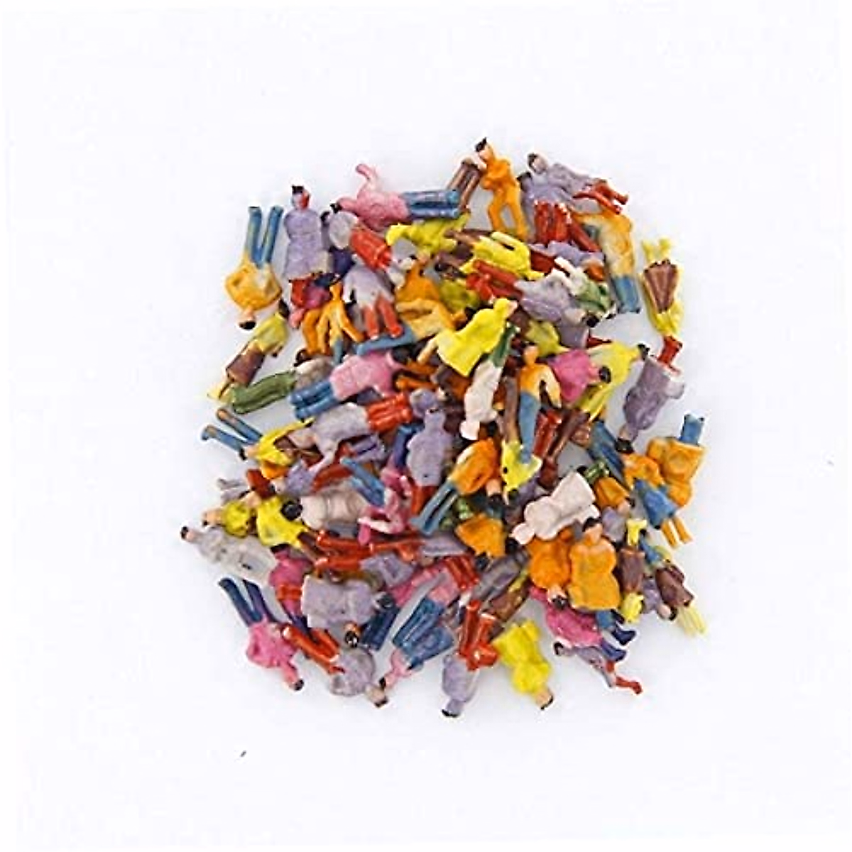 New 100pcs Painted Model Train People Figures N Gauge (1 to 150) Durable and Professional