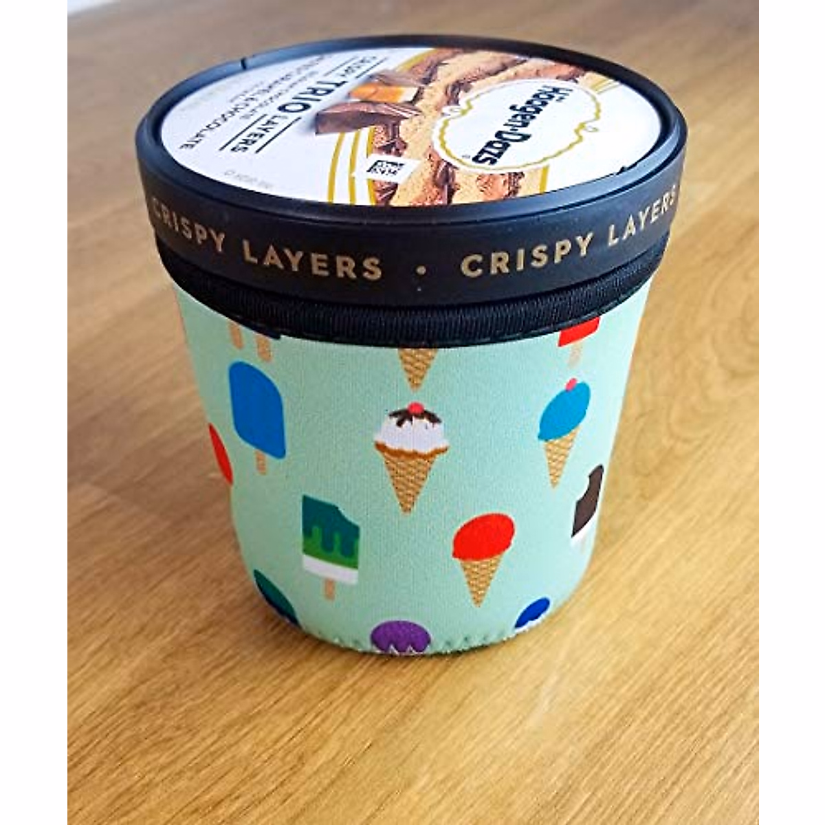 Fizdro Ice Cream Pint Holder - Ice Cream (2 Pack)