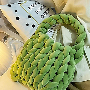 Yarn Cotton Thick Chunky Wool Tube 1KG Velvet Super Bulky Hand Knitting Crochet Soft Yarn Bulky Arm Roving Yarn Accessories (Color : Navy Blue)