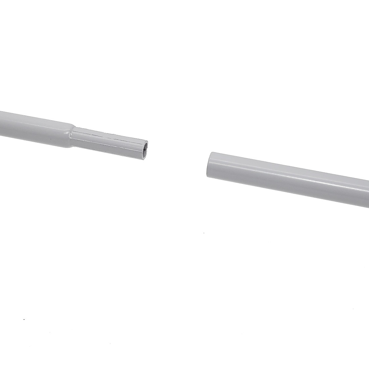 Mieux Life 5ft Roof Snow Ice Guards for Metal Roofs and Wood Roofs, Stop Snow from Sliding Off Your Roof, Gray Snow Guard Railing, Extendable