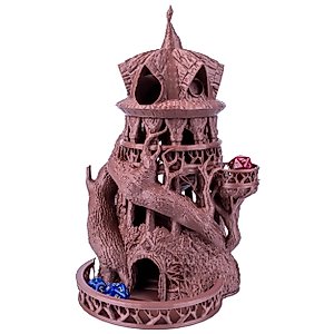 Druid Dice Tower for All Dice Sizes. Perfect Dice Roller for Dungeons and Dragons, Tabletop RPG, Miniature Games and Board Games, 3D Vikings