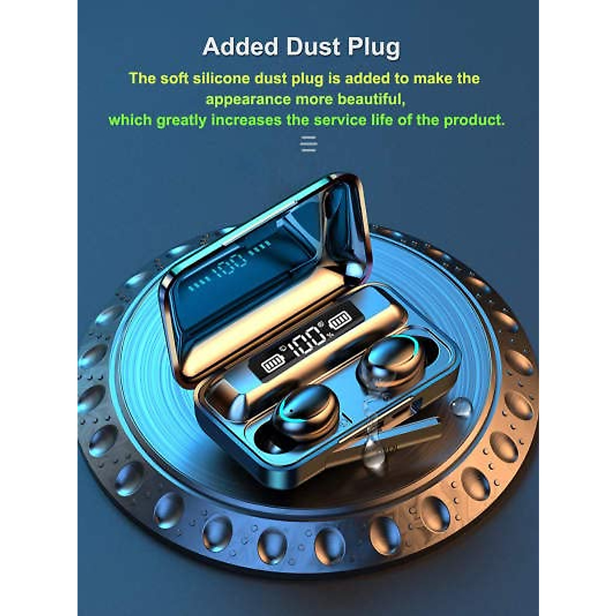 Wireless Earphones Sport Running Headsets TWS (True Wireless Stereo) f9 Earbuds Bluetooth Headphone for iPhone, Samsung,LG and Other Mobile Phones, Tablets,TV's, Smart Bluetooth Devices