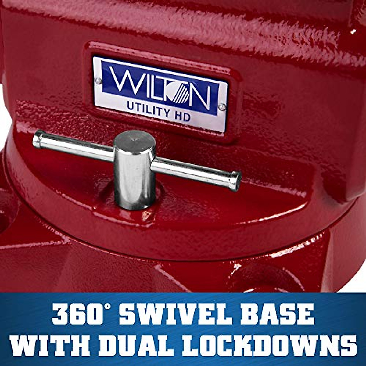 Wilton 656UHD Utility HD Bench Vise, 6-1/2" Jaw Width, 6-1/4" Jaw Opening (28815)