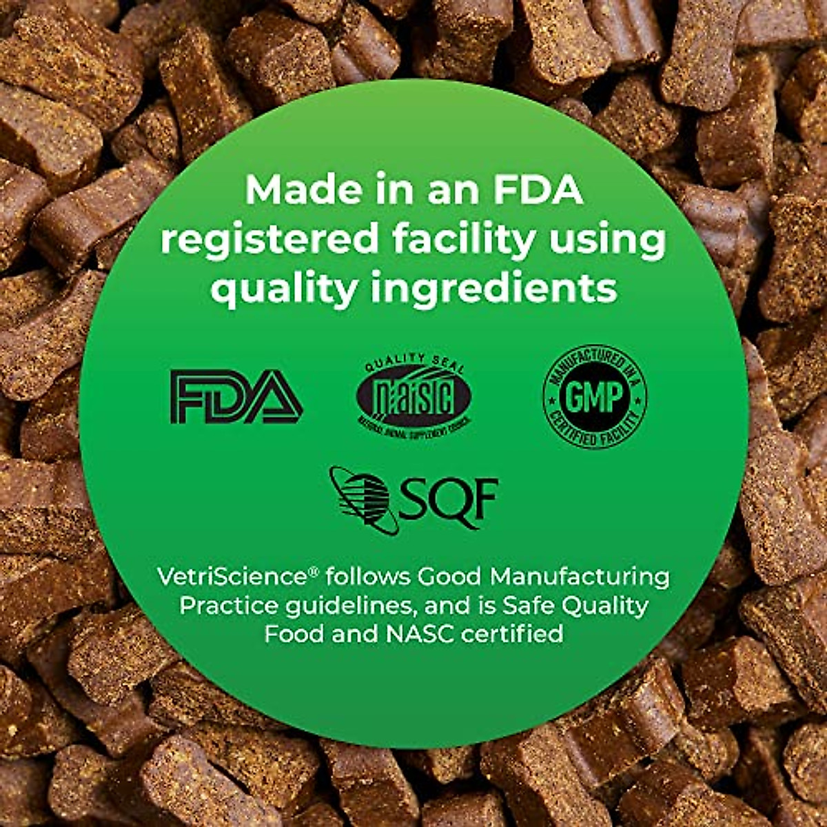 VetriScience Derma Strength Healthy Skin and Coat Chews with Omega 3, 6 and 9 for Dogs, 70 Chews - Can Reduce Shedding and Support Skin Health