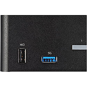 StarTech.com 2 Port Quad Monitor DisplayPort KVM Switch - 4K 60Hz UHD HDR - Desktop 4K DP 1.2 KVM with 2 Port USB 3.0 Hub (5Gbps) & 4X USB 2.0 HID Ports, Audio - Hotkey Switching - TAA (SV231QDPU34K)