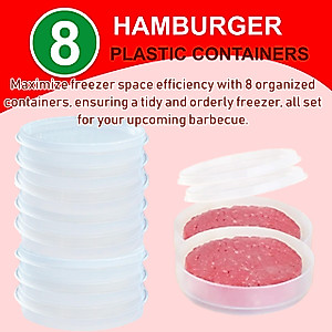 Hamburger Containers Are A Kitchen Essential, A Must-Have For Hamburger Lovers: Organize Your Kitchen Space, Simplify Meal Prep, Optimize Freezer Storage, Enable Portion Control, Preserve Flavor