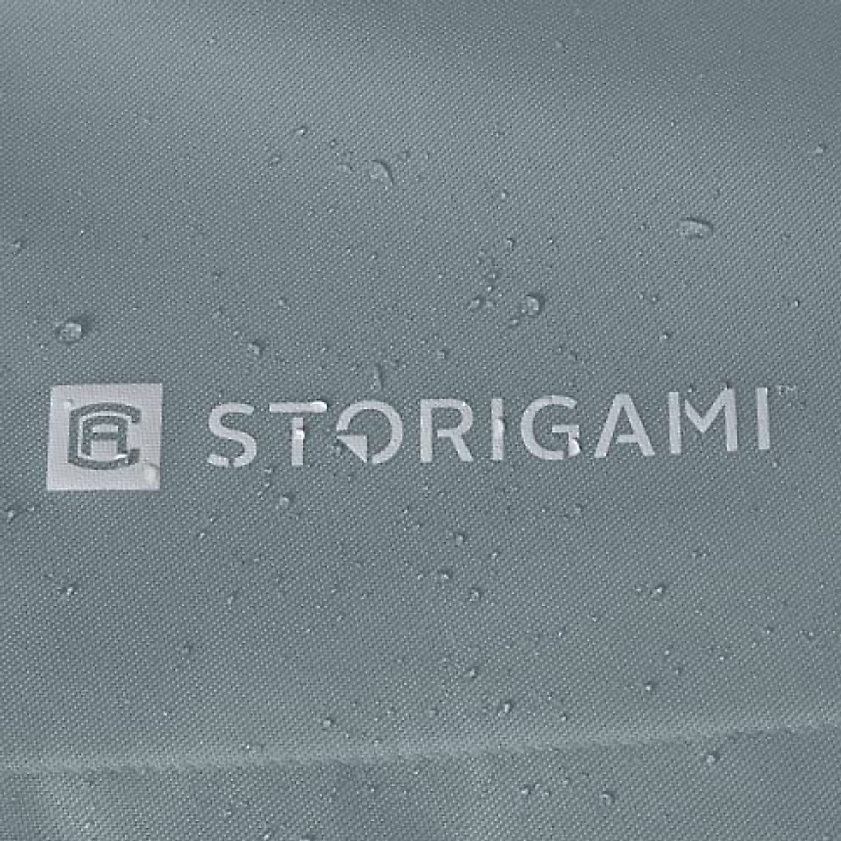 Classic Accessories Storigami Water-Resistant 36 Inch Easy Fold Lounge Chair Cover, Monument Grey, Patio Furniture Covers