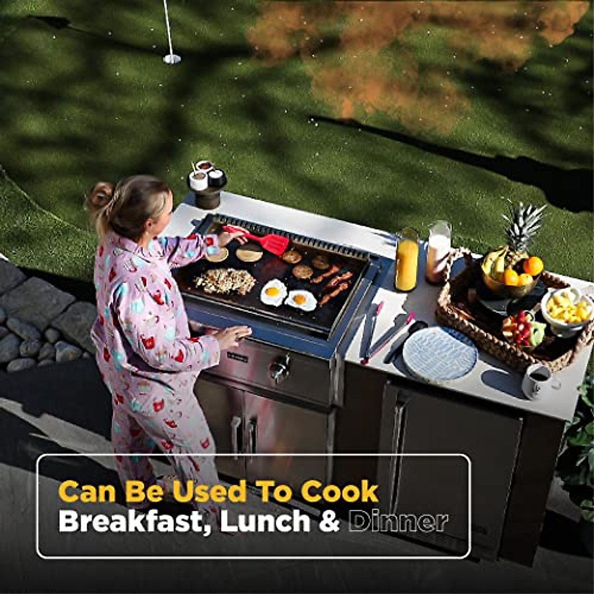 Coyote 30-in. Flat Top Grill, Built In 2-Burner Propane Gas Grill, 17,000 BTUs - C1FTG30LP