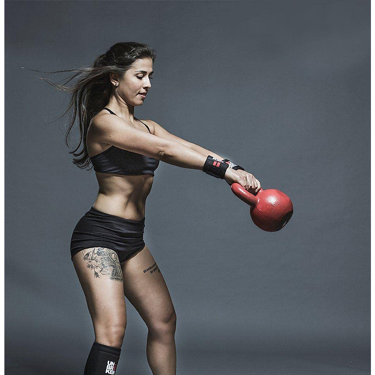 Professional Crossfit Specific Weightlifting Heavy Duty Gloves with Wrist Straps, Protect Your Hands and Get the Most From Your Lifts, Presses, Gymnastics Rings, Pull-ups (black, S/M)