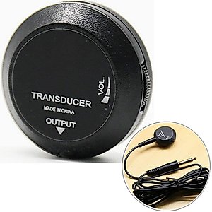 Luvay Acoustic Guitar Pickup, Piezo Contact Microphone Transducer for Acoustic Guitar, Ukulele, Violin, Mandolin, Banjo, Cello, Kalimba, Harp etc...