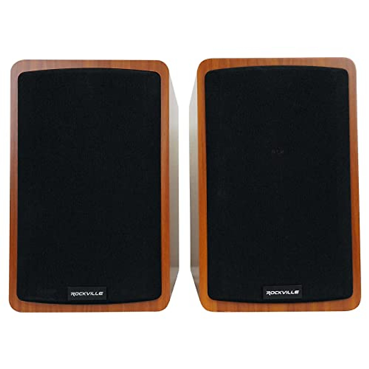 Rockville ELITE-5C Classic Wood 800w Home Theater 5.25" Bluetooth Bookshelf Speakers