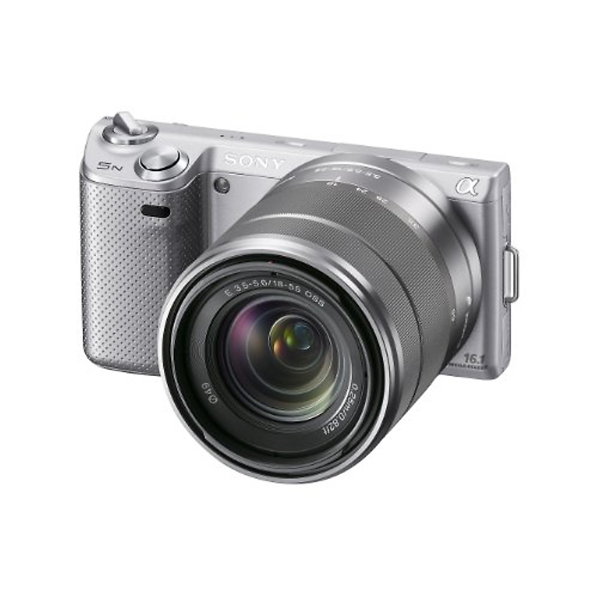 Sony NEX-5N 16.1 MP Compact Interchangeable Lens Touchscreen Camera With 18-55mm Lens (Silver)