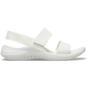 Crocs LiteRide 360 Sandals for Women, Almost White, 7