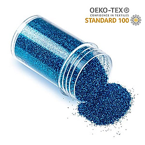 TORC Extra Fine Glitter Shaker Jar Set 12 Colors, Glitter Powder for Crafts Resin Projects Tumblers Nail Makeup Slime, 16 g/0.56 oz Each