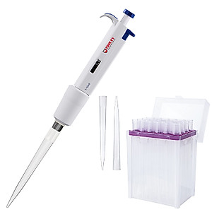 FOUR E'S SCIENTIFIC 1-10ML Single-Channel Pipettor with 24pcs 10ml Tips