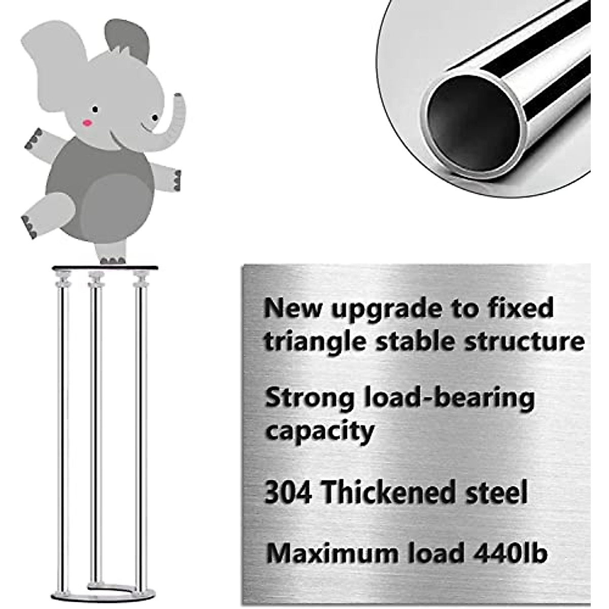 Undermount Sink Brackets, 304 Stainless Steel Undermount Sink Mounting Brackets for Kitchen and Bathroom, TUTULOO New Undermount Sink Support(15.7 to 27.5 inch)2pcs