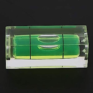 Mini Bubble Level, 5 pcs High Square Horizontal Bubble Level Picture Hanging Levels Mark Measuring Instruments Layout Tools 15x15x40MM