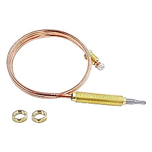 MCAMPAS 50,000 BTU Low Pressure LPG Propane Gas Flame Failure Safety Control Valve Kit with Thermocouple for Outdoor Gas Firepit .Fireplace. Heater