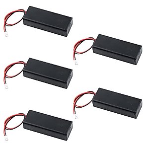 Geekstory Battery Holder - 5 PCS 3V AAA Battery Case Cover Storage Box with ON/Off Switch and Wire Leads PH2.0 JST Connector Male for BBC Micro:bit Arduino