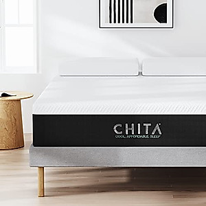 CHITA Full Size Hybird Mattress,10 Inches Gel-Infused Mattress,Fiberglass Free 7 Zone Pocket Spring Mattress,Mattress in a Box,100 Night Trial-10 Years WarrantyCertiPUR-US Certified