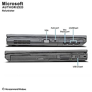Lenovo ThinkPad T430 Business Laptop Computer, Intel Dual Core i5 2.50GHz up to 3.2GHz, 8GB DDR3 Memory, 256GB SSD, DVD, Windows 10 Professional (Renewed)