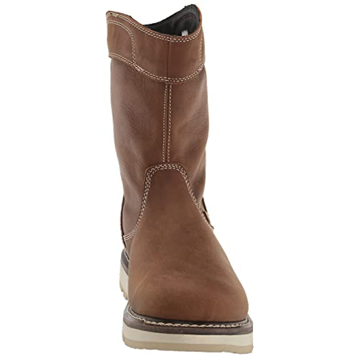 KEEN Utility Men's Work Boots, Belgian/Off White, 13 Wide