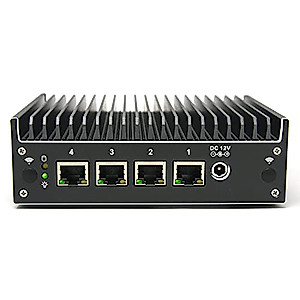 Protectli Vault Pro VP2410-4 Port, Firewall Micro Appliance/Mini PC - Intel Celeron J4125, DDR4 RAM, M.2 SSD Storage, AES-NI, 8GB RAM, 120GB SSD