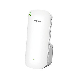 D-Link WiFi 6 Range Extender AX1800 Mesh Repeater and Signal Booster, Wall Plug in, Easy Setup, Smart Home, Roaming, Ethernet Port (DAP-X1870)