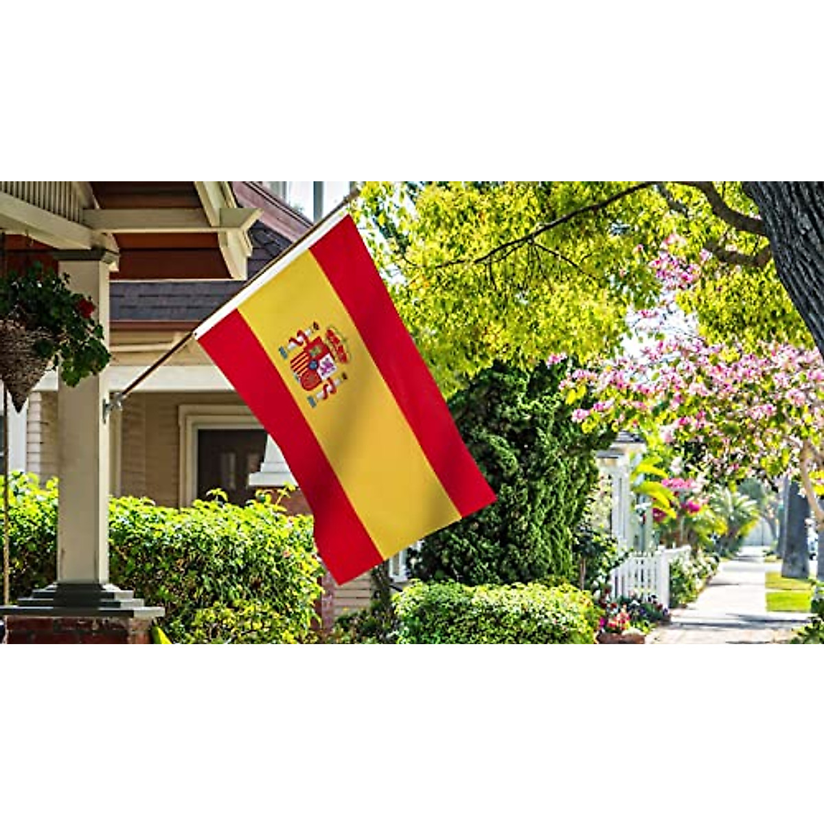 DANF Spain Flag 3ftx5ft Spainish National Flags Polyester with Brass Grommets 3x5 Foot Flag