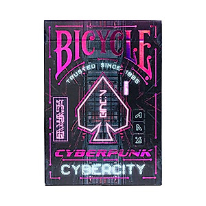 Bicycle Cyberpunk Cybercity Premium Playing Cards, 1 Deck