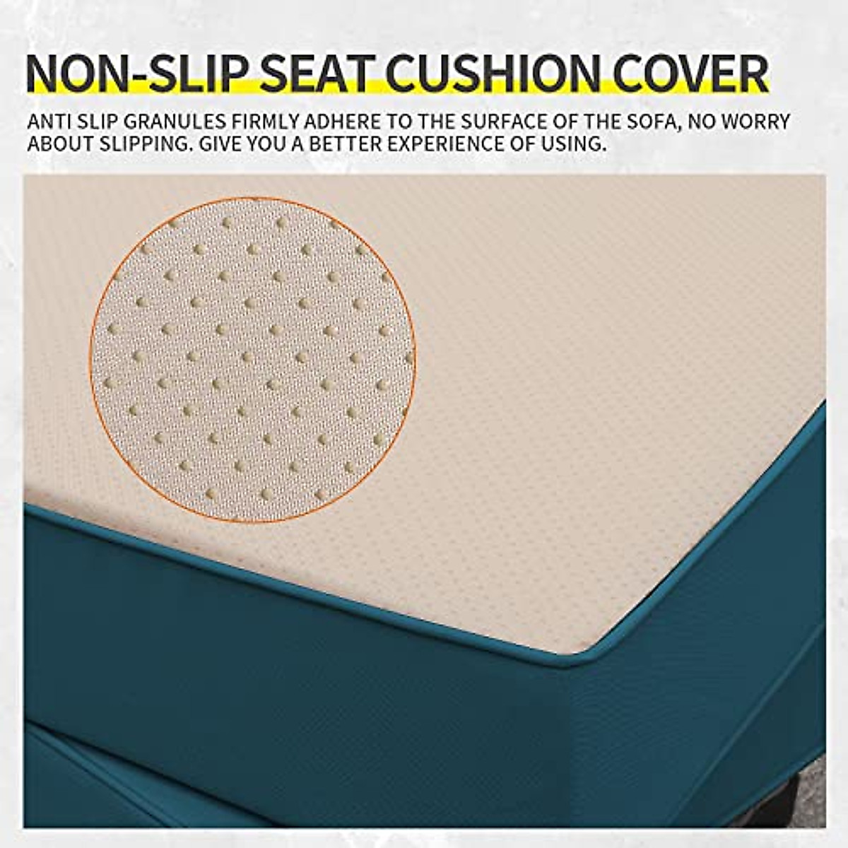 Lviden 4 Pieces Outdoor Patio Furniture Set, Wicker Conversation Sets, Black PE Rattan Sectional Couch Sofa with 50000 BTU Gas Fire Pit Table and Peacock Blue Cushions