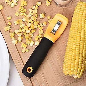 Good Grips Corn Peeler, Corn Stripper Knife, Kitchen Corn Cob Remover Serrated Vertical Blade Remover