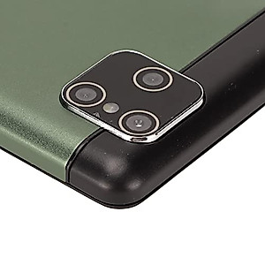 AMONIDA 8 Inch Tablet, Calling 8inch IPS LCD 3 Card Slot Green HD Tablet 100240V for Reading for Android5.1 (US Plug)