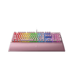 Razer Blackwidow V3 Wired Gaming Mechanical Green Switch Keyboard with RGB Lighting (Renewed)