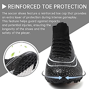 Soccer Cleats Mens Football Cleats for Big Boy Women Indoor Soccer Shoes Tacos de Futbol para Hombre Zapatos de Futbol para Hombre Football Shoes for Youth Futsal Shoes Sneakers Soccer Shoe TF